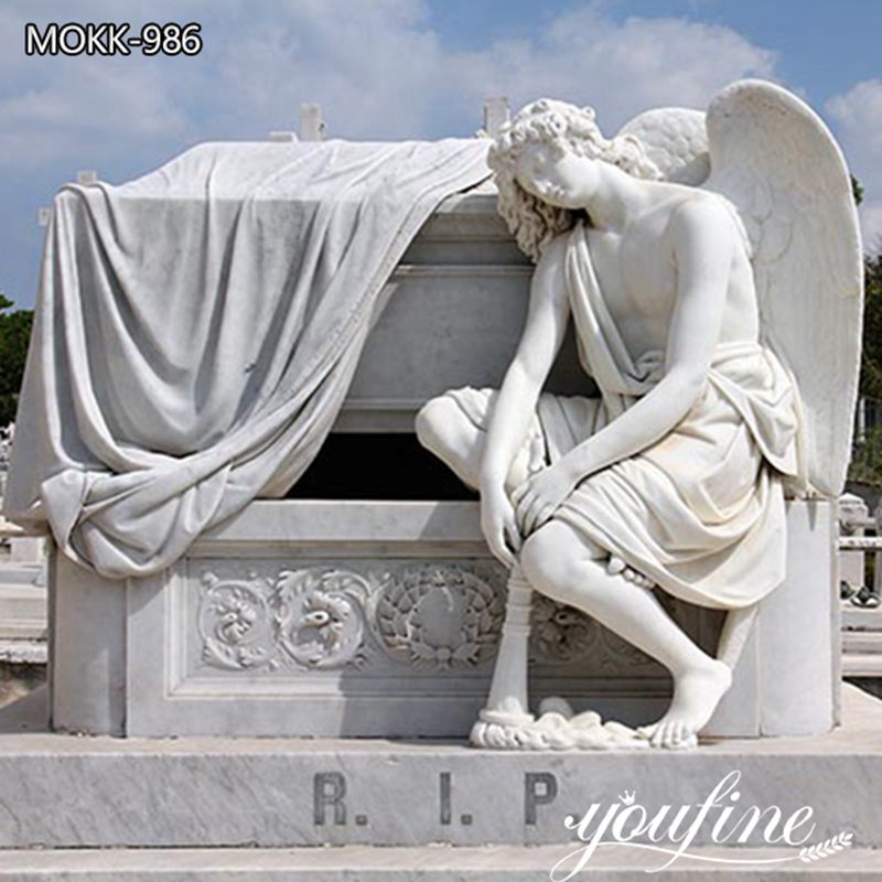 Hand-Carved White Marble Grave Designs for Sale MOKK-986-bronze|marble ...