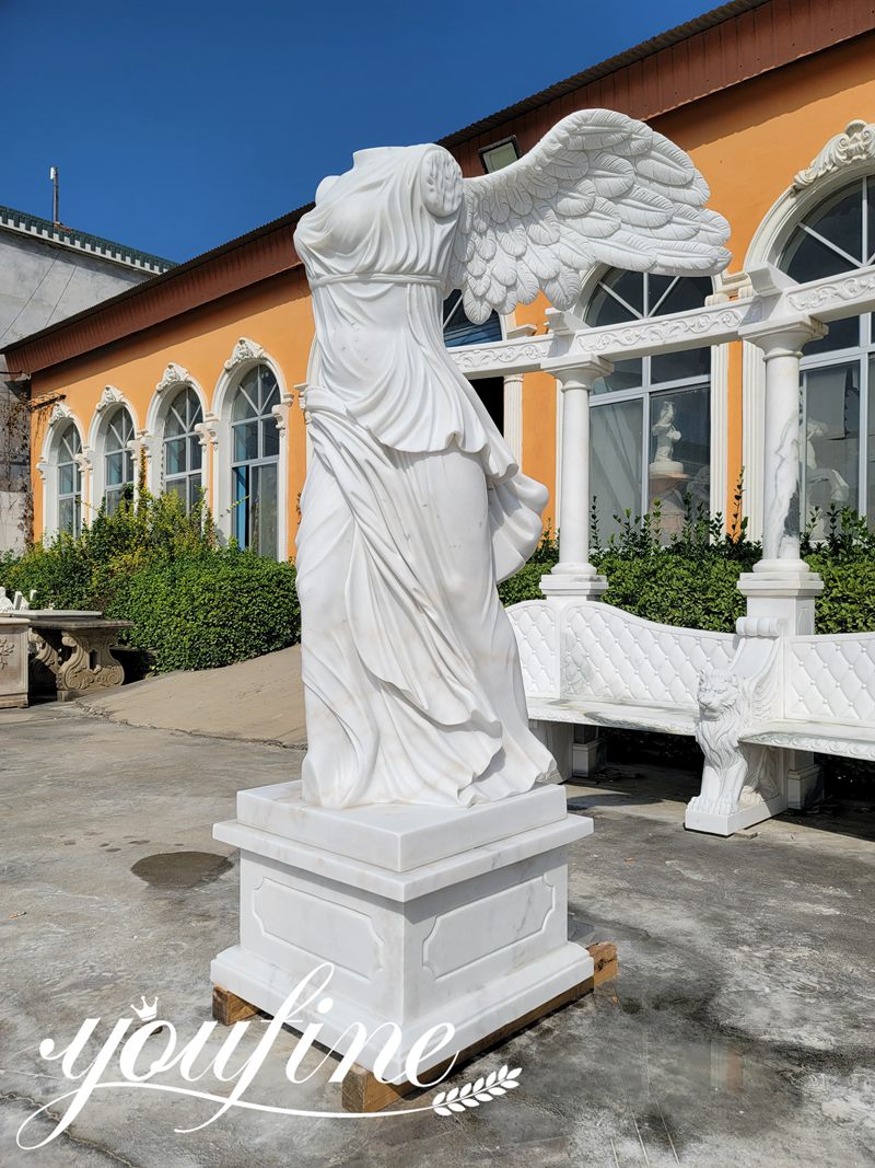 Life-Size Marble Nike of Samothrace Statue Garden Decor for Sale MOKK ...
